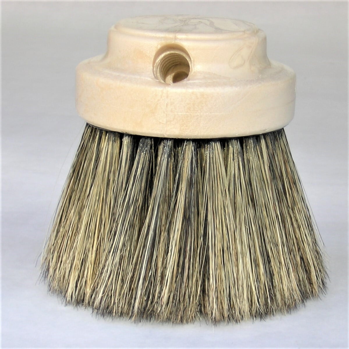 Round Plastic Hogs Hair Brush