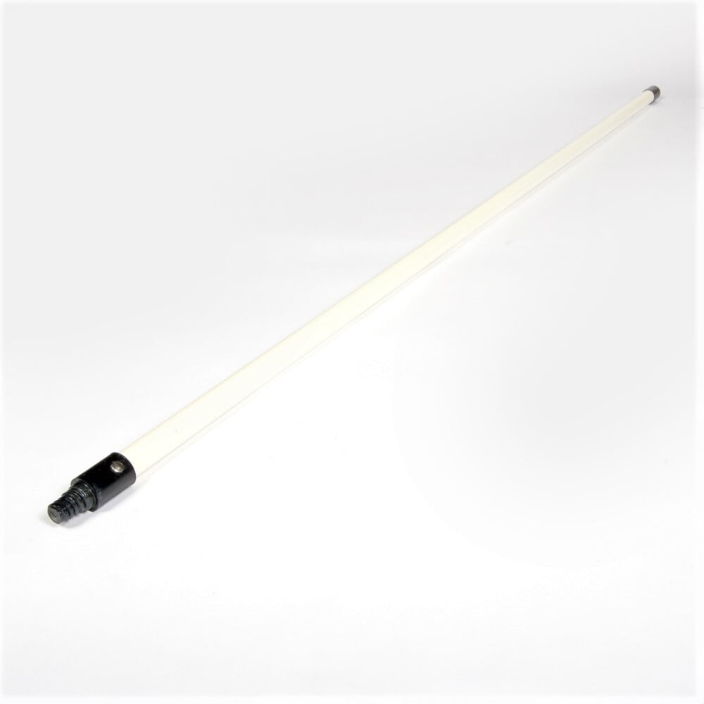 Fiberglass Handle, 60" x 1" dia. w/ plastic BBDB acme threads & flat cap
